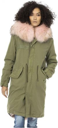 Mr & Mrs Italy Femme, Manteaux, Vert, Taille: 34 FR &Eacute;l&eacute;gant Parka Long