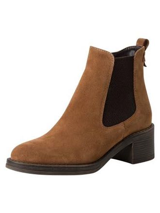 Tamaris Bottines Chelsea pour femme 1-25007-43 Cognac, taille 36 EU, cognac, 36 EU