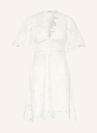 Sandro Sandro Spitzenkleid Mit Schmuckperlen weiss