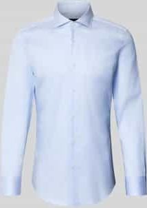 HUGO BOSS Slim Fit Businesshemd aus Baumwoll-Mix Modell HANK