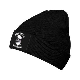 Generic Chaud Bonnet dhiver Tricot&eacute;, Mort &agrave; lint&eacute;rieur mais caf&eacute;in&eacute;, Respirant Casquette Tricot&eacute;, Tricoter Chapeau pour Cyclisme, Ski, Adultes