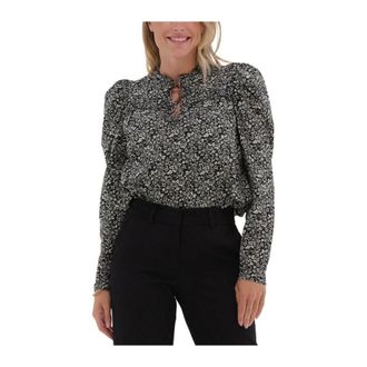 Second Female Mikka Bluse - - Blouses & Shirts - Damen - Schwarzk - M