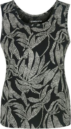 Peter Hahn Rundhals-Shirt Wilma Green Cotton schwarz