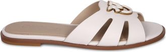 Pinko Pinko, Femme, Chaussures, Blanc, Taille: 37 EU Sandales &agrave; enfiler Milly 04