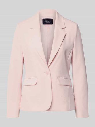 s.Oliver Black Label Slim Fit Blazer mit Reverskragen