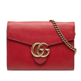 Gucci Pre-owned Wallet on Chain - - Pre-owned - Damen - Rot - ONE SIZE
