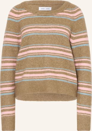 Sams&oslash;e & Sams&oslash;e Sams&oslash;e Sams&oslash;e Pullover Nor O-N Short Mit Alpaka beige