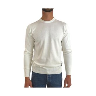 Roy Rogers Maglia girocollo 4 seasons in cotone - - Knitwear - Herren - Wei&szlig; - XL