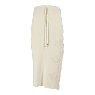 Ermanno Scervino Midi Skirts - Femme - Jupes - Beige - Taille: 40 FR