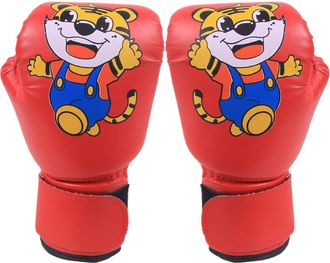 Generico Mitt Junior Kampfhandschuhe für Kinder, atmungsaktiv, Training mit Cartoon-Mustern, Training, Boxhandschuhe, Perforationshandschuhe