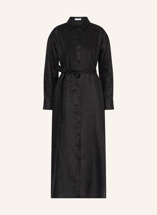 Mrs & Hugs Mrs & Hugs Hemdblusenkleid Aus Leinen schwarz