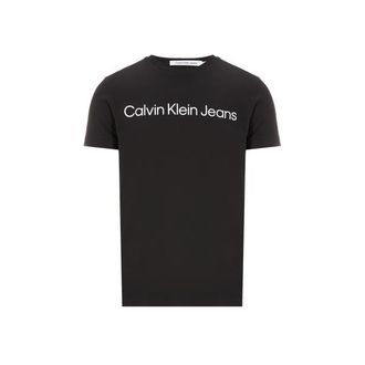 Calvin Klein T-Shirt aus Baumwolle mit Logo in Weiß