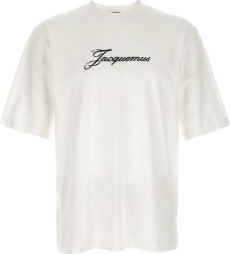 Jacquemus Homme, Tops, Blanc, Taille: XL Le T-shirt