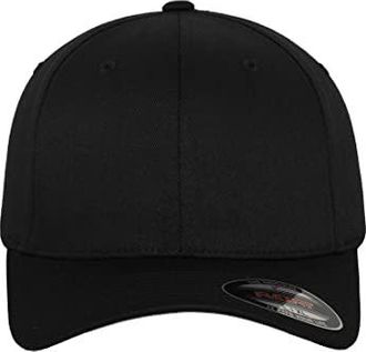 Flexfit Wooly Peigné Unisexe Casquette Noir, Bases, Décontracté Wear, Streetwear - Noir, L/XL