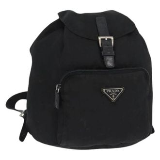 Prada Pre-owned Vintage Nylon Rucksack - - Pre-owned - Damen - Schwarzk - ONE SIZE