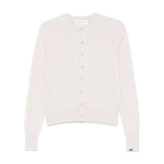 Extreme Cashmere Wei&szlig;e Gerippte Pullover mit Rundhalsausschnitt - - Knitwear - Damen - Wei&szlig; - ONE SIZE