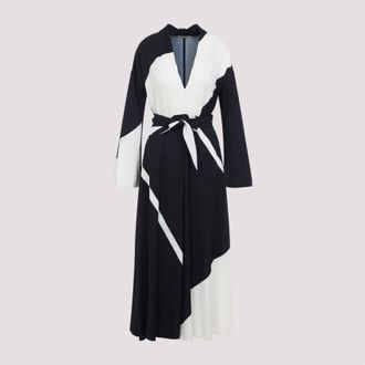 Alberta Ferretti Robe imprim&eacute;e en serg&eacute; Alberta Ferretti