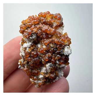 Generic Kristallstein Nat&uuml;rlicher Granat, Originalstein, Mineralienprobe, Kristall Kristallstein-Halskette mit Halter(21g 25 * 40 * 16mm)