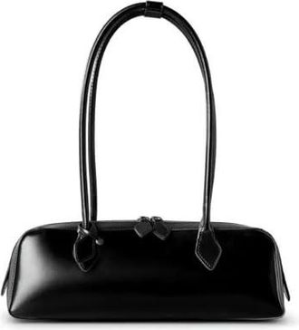 Generic NYSBH Sac &agrave; main en cuir de vachette pour femme Sac &agrave; bandouli&egrave;re Sacoche pour femme Style fran&ccedil;ais, Noir