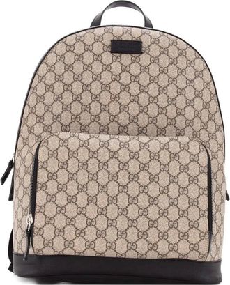 Gucci Zip Pocket GG Coated Canvas Medium backpack - Braun