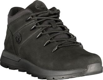 Timberland Leather Lace-Up Sneaker - Black