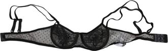 Dolce & Gabbana Femme, Sous-v&ecirc;tements, Noir, Taille: 38 FR Soutien-Gorge Balconnet Noir Floral Sous-v&ecirc;tements
