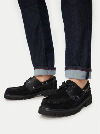 Clarks Slipper Cleyhill Boat 26186175 Schwarz