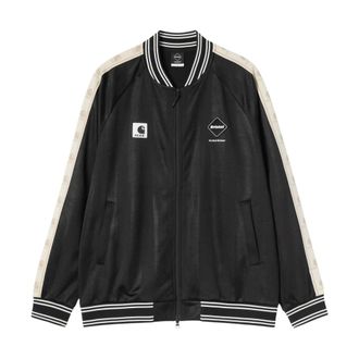 Carhartt Work in Progress Homme, Sport, Noir, Taille: M Varcity Track Jersey Blouson