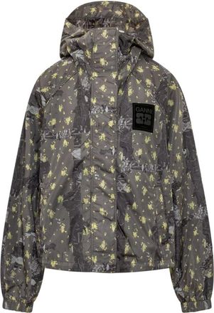 Ganni Femme, Vestes, Multicolore, Taille: 42/44 FR Flyweight Hooded