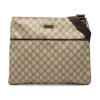 Gucci Pre-owned Gemusterte Umh&auml;ngetasche - - Pre-owned - Damen - Braun - ONE SIZE