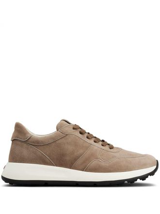 Tod's baskets en daim &agrave; empi&egrave;cements - Tons neutres