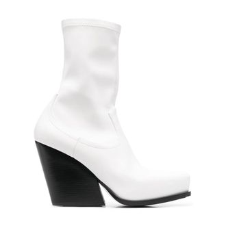 Stella McCartney Wei&szlig;e Cowboy-Stiefel im Western-Stil - - Shoes - Damen - Wei&szlig; - 41 EU