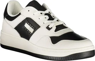 Tommy Hilfiger Colorblock Leather Sneaker - White