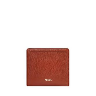 Fossil Logan, Portefeuille bi-Pliable Femmes, Rouge, s