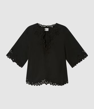 Isabel Marant Top Shana Faded Black