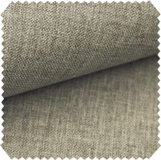 Novely LUSO - Fein Gewebter Polsterstoff - Melierter Bezugsstoff - Robuster Möbelstoff - Pflegeleichte Meterware 1lfm | Farbe: 26 Grau Beige