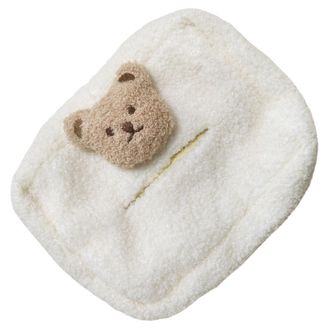 Amosfun Kuschelweiche Taschentuchbox mit Cartoon Motiv Pl&uuml;sch Taschentuchhalter f&uuml;rs Auto Abnehmbare Auto Taschentuchh&uuml;lle in Beige Robustes Material f&uuml;r Zuha