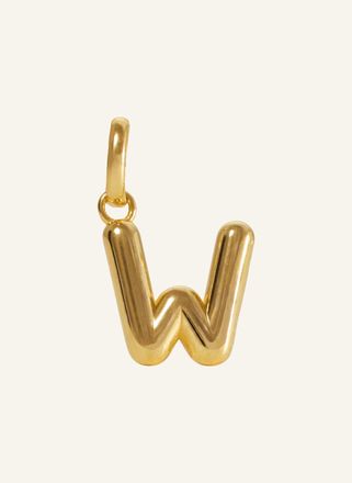 Pompidou Anh&auml;nger Puffy Letter W By Glambou gold