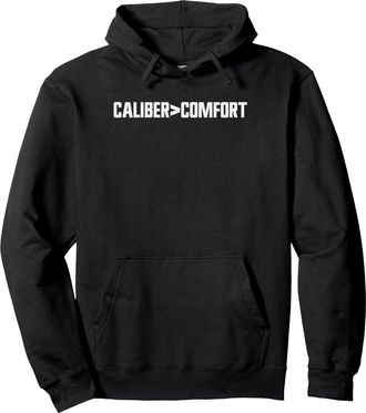 The Salty Veteran Caliber Over Comfort 2. Zusatzartikel zum Tragen, verdeckt Pullover Hoodie
