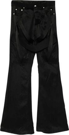 Rick Owens Homme, Jeans, Noir, Taille: W32 Megastrapped Bolans Wide Jeans