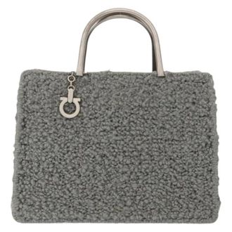 Ferragamo Pre-owned Wollhandtasche - - Pre-owned - Damen - Grau - ONE SIZE