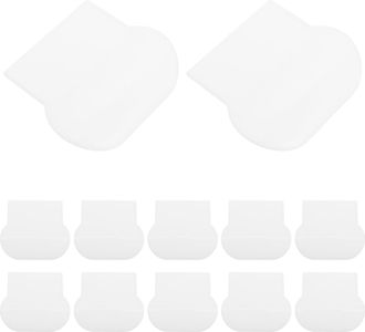 DOITOOL Angoily 12 St&uuml;ck WC-Sitzgriff-Heber - Selbstklebende Griffe zum Anheben des WC-Deckels - Vermeiden Sie das Ber&uuml;hren des Deckels f&uuml;r mehr Hygiene in Ha