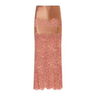 Paco Rabanne Jupe Midi - Femme - Jupes - Brun - Taille: 40 FR