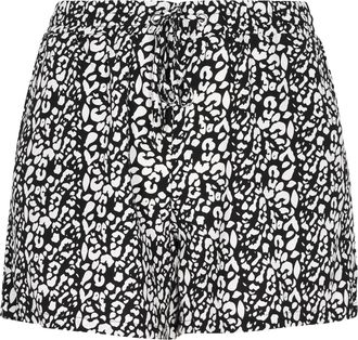 Mymo Shorts Frauen schwarz-wei&szlig;