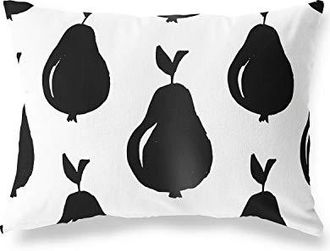 Bonamaison Le Jardin du Lin Kissen Zierkissenbezug Zufälliges Muster Kissenbezug, Weich Bequem, Für Zuhause Autos Büro Sofa Wohnzimmer Couch Schlafzimmer Dekor, 