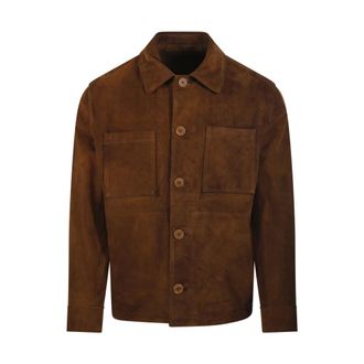 Salvatore Santoro Homme, Vestes, Brun, Taille: 2XL Vage Jacket