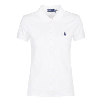 Polo Ralph Lauren Klassisches Poloshirt - - Tops - Damen - Wei&szlig; - M