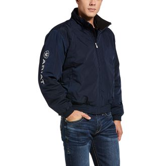 Ariat Mens Stable Insulated Jacket Long Sleeve in Navy, Size X-Small, by Ariat