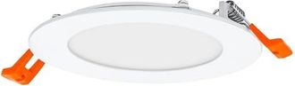 Osram Downlight Slim 120mm, LED Einbauleuchte, 8W, 4000K neutralwei&szlig;, 550 Lumen, flaches Design, IP20, einfache Montage f&uuml;r Wohnr&auml;ume und K&uuml;chen