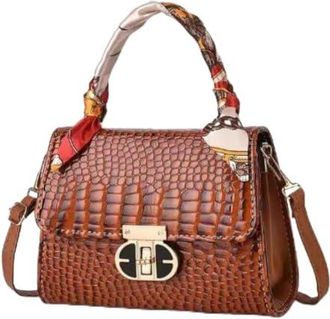 MVM Sac &agrave; bandouli&egrave;re pour femme avec motif crocodile - Sacs cool pour adolescentes et femmes - En cuir synth&eacute;tique avec paillettes - Cadeau pour femme, p